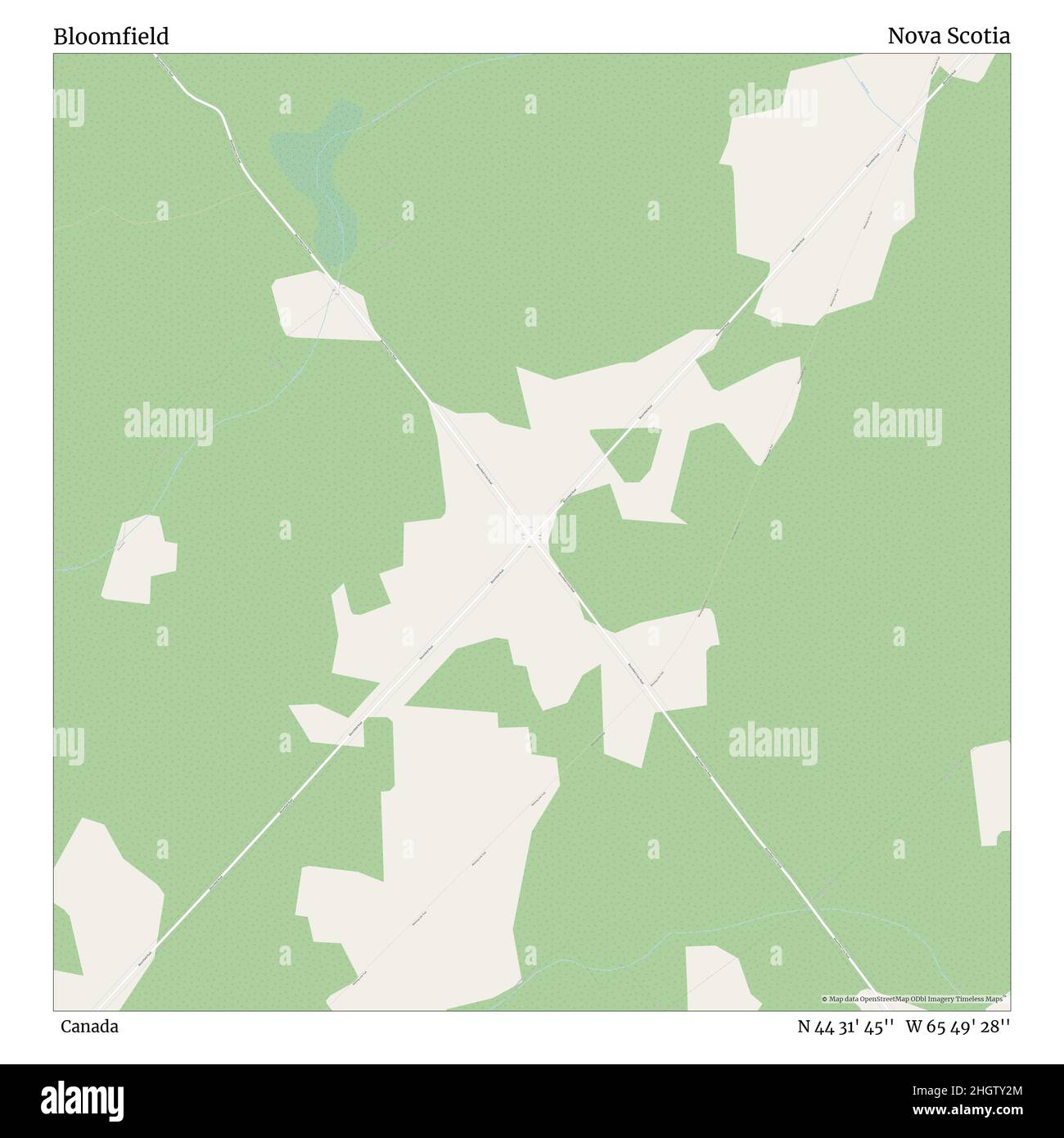 Map of bloomfield hi-res stock photography and images - Alamy