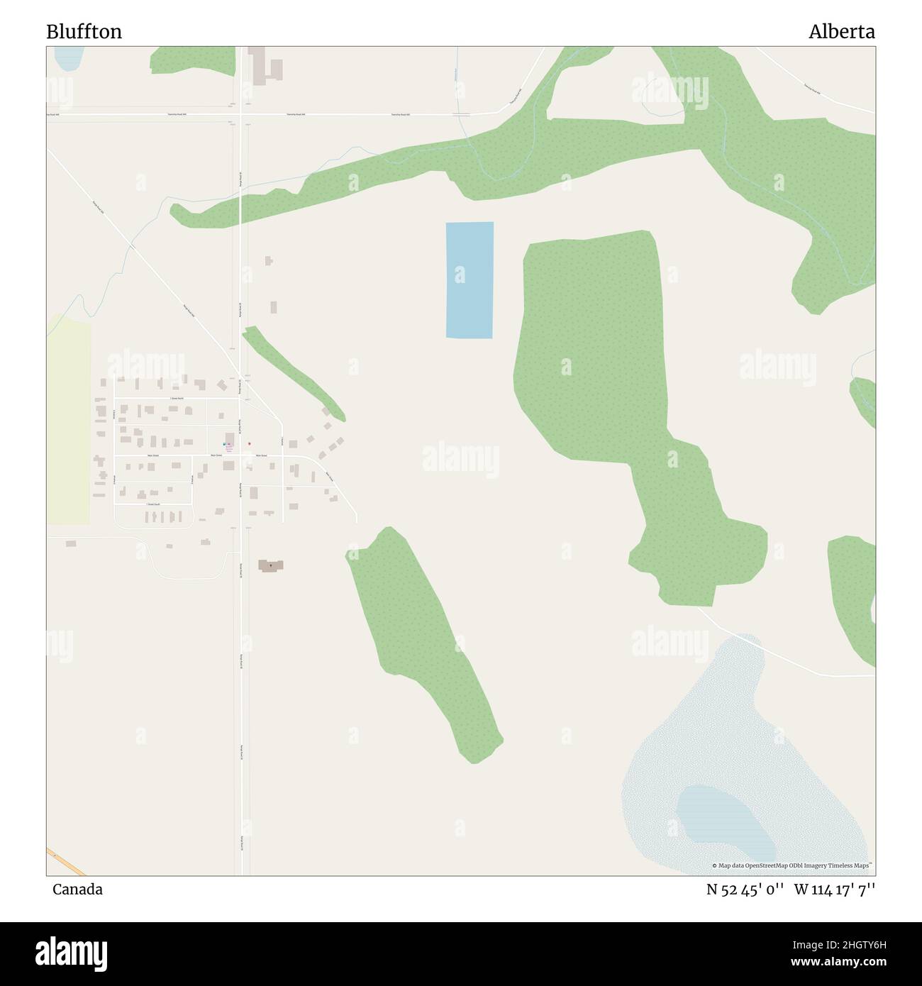 Bluffton map Cut Out Stock Images & Pictures - Alamy