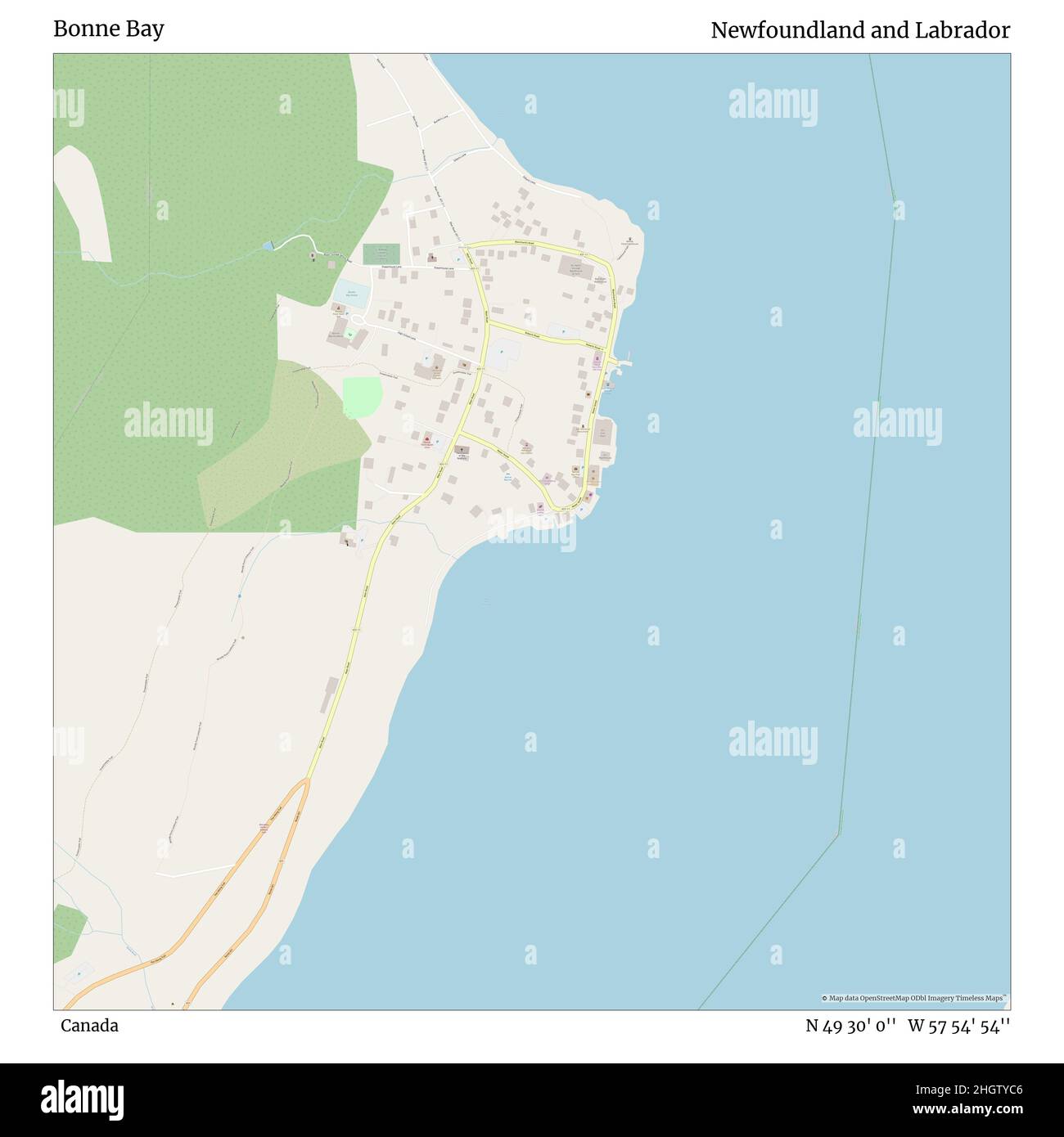 Bonne bay newfoundland Cut Out Stock Images & Pictures - Alamy