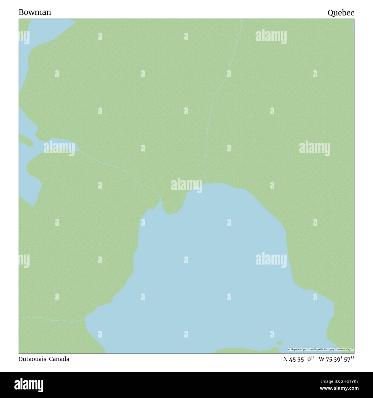 Map of bowman hi-res stock photography and images - Alamy