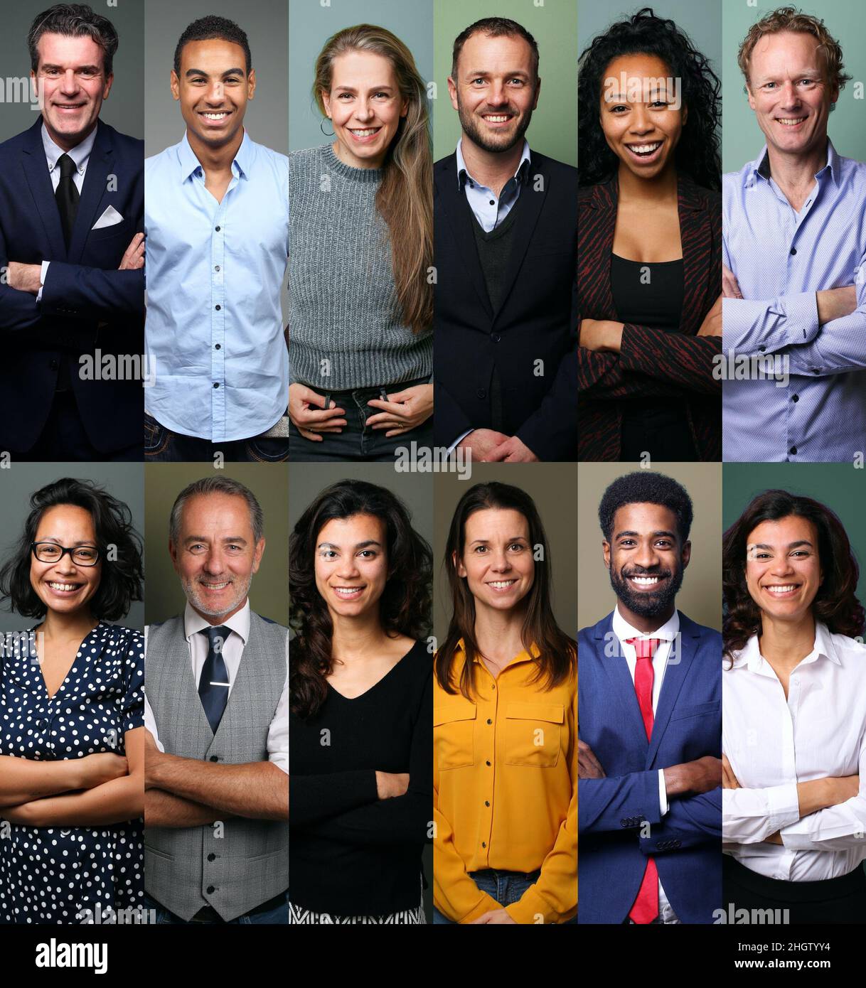 Beautiful happy people in front of a background Stock Photo - Alamy