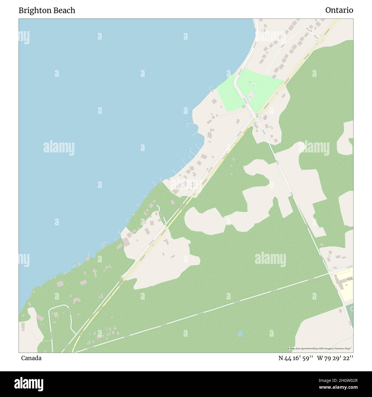 Map of brighton ontario hi-res stock photography and images - Alamy