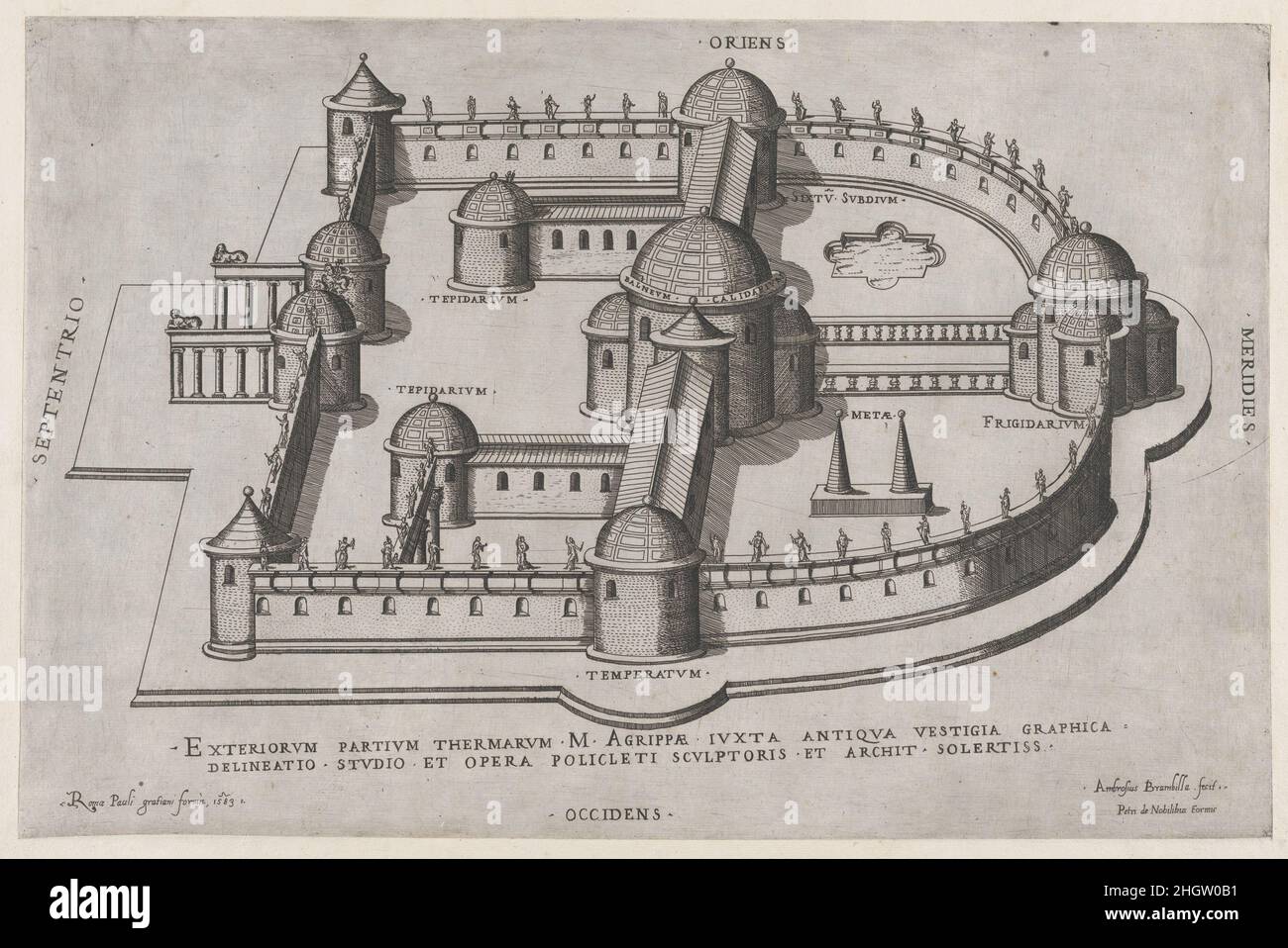 Baths of agrippa hi-res stock photography and images - Alamy