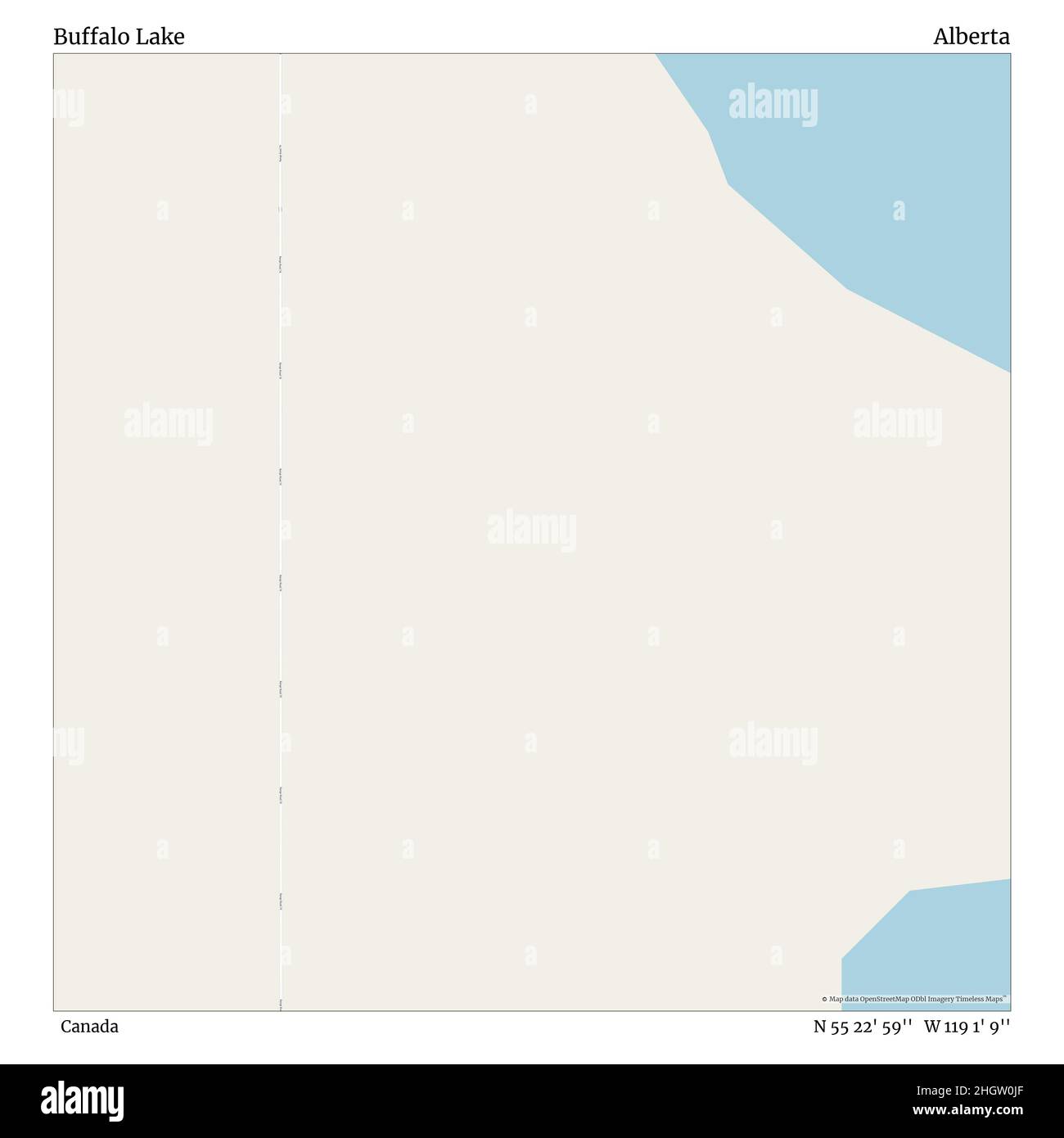 Buffalo alberta map hi-res stock photography and images - Alamy