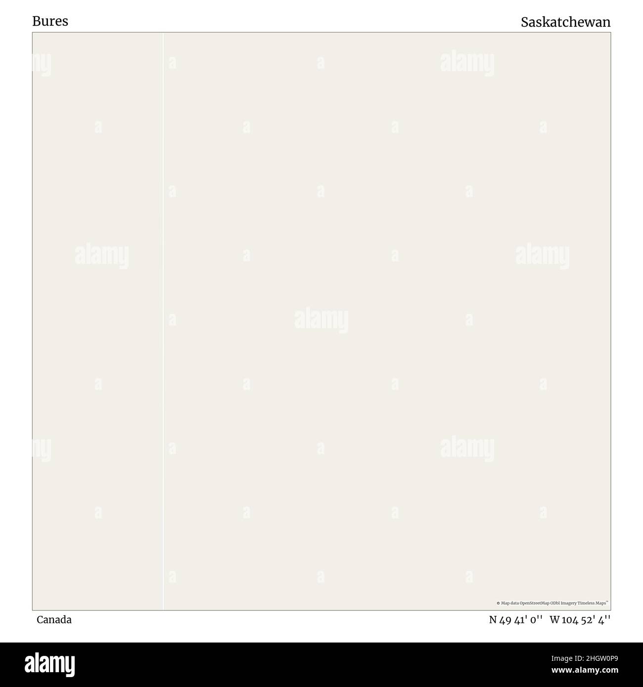Bures, Canada, Saskatchewan, N 49 41' 0'', W 104 52' 4'', map, Timeless ...