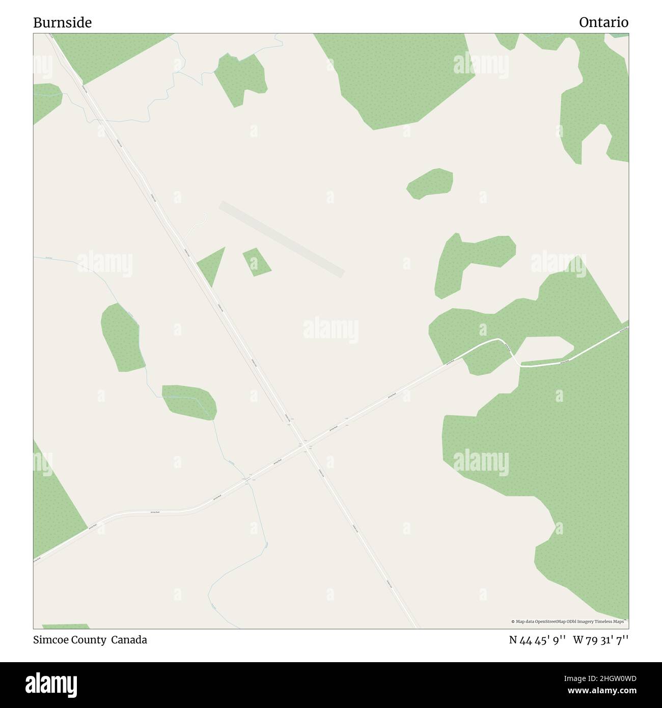 Simcoe ontario map hi-res stock photography and images - Alamy