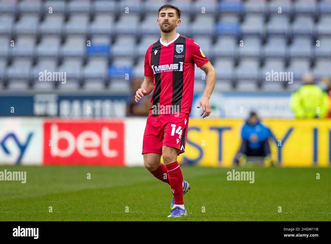 Robbie McKenzie #14 of Gillingham Stock Photo - Alamy