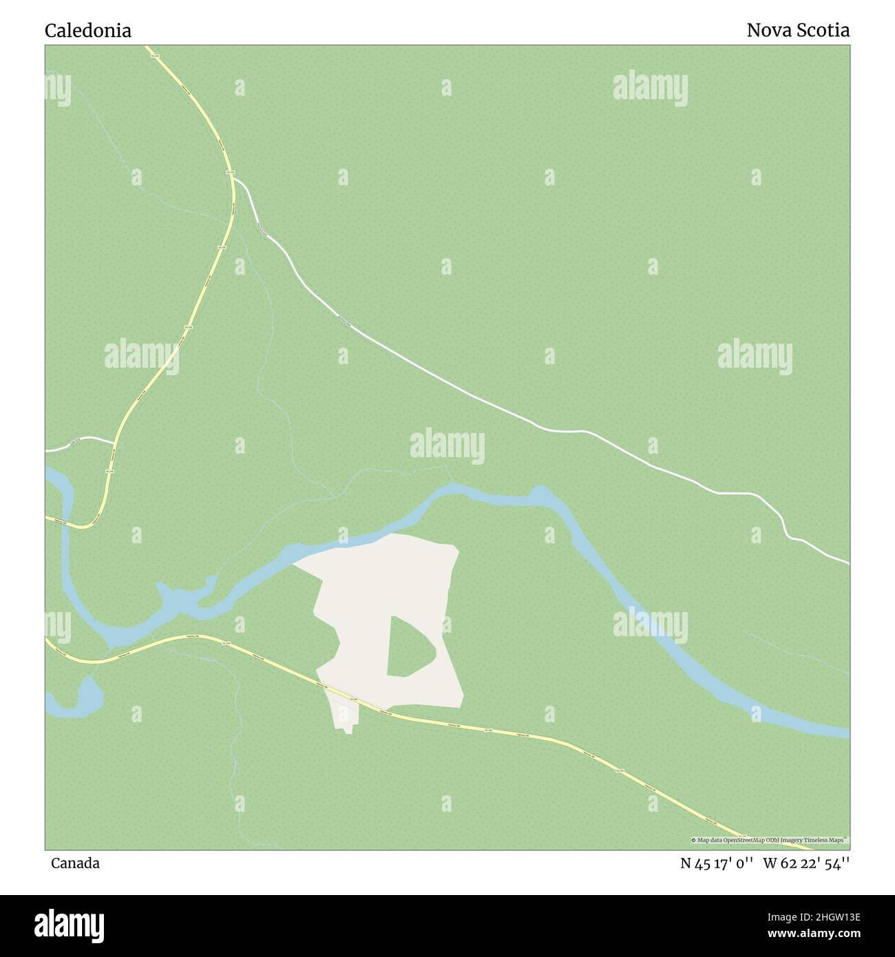 Map of caledonia hi-res stock photography and images - Alamy