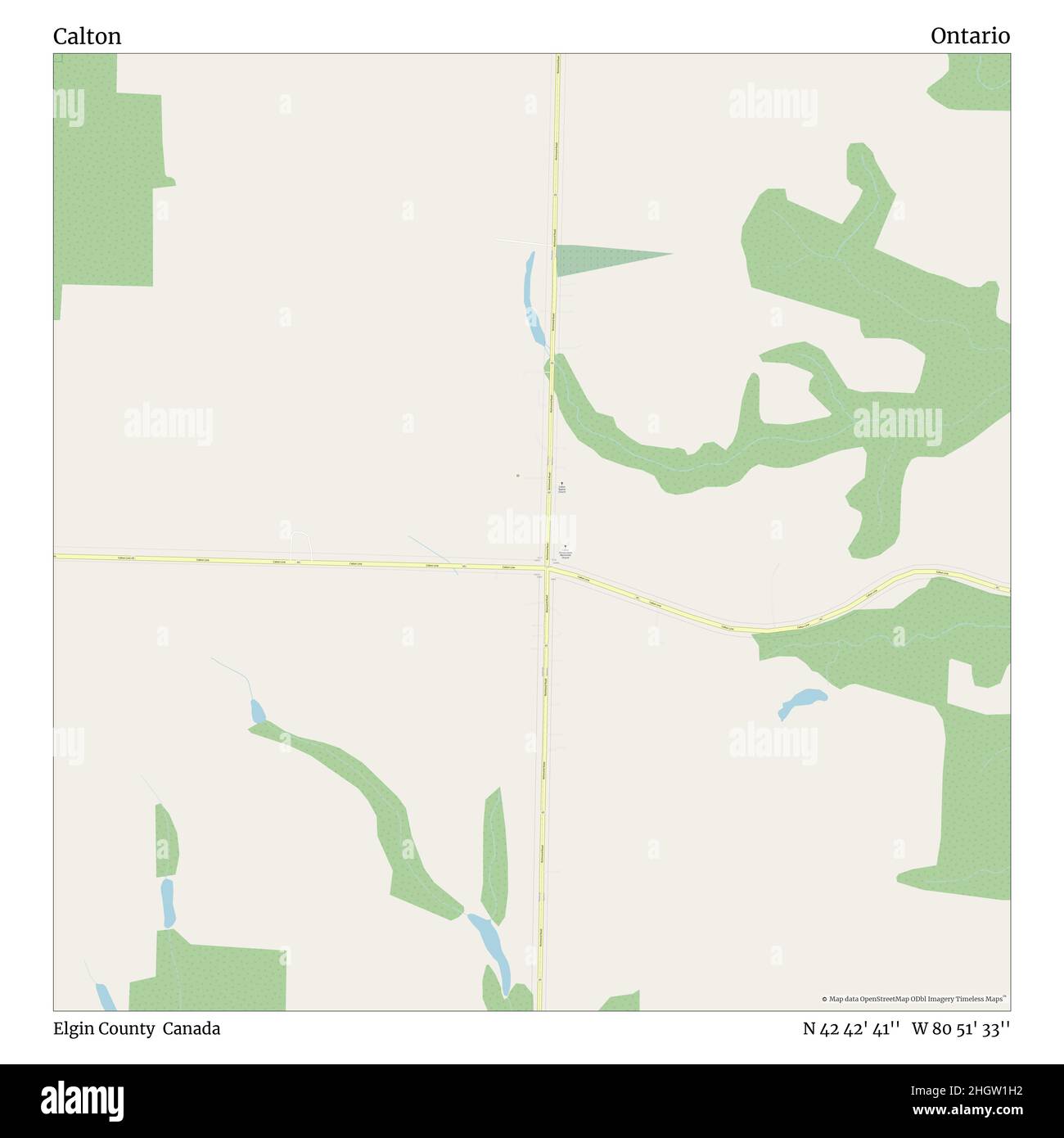 Map of elgin hi-res stock photography and images - Alamy