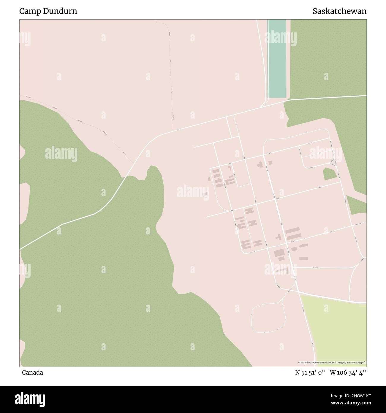 Camp Dundurn, Canada, Saskatchewan, N 51 51' 0'', W 106 34' 4'', map ...