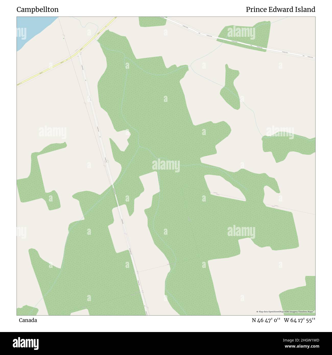 Campbellton, Canada, Prince Edward Island, N 46 47' 0'', W 64 17' 55 ...