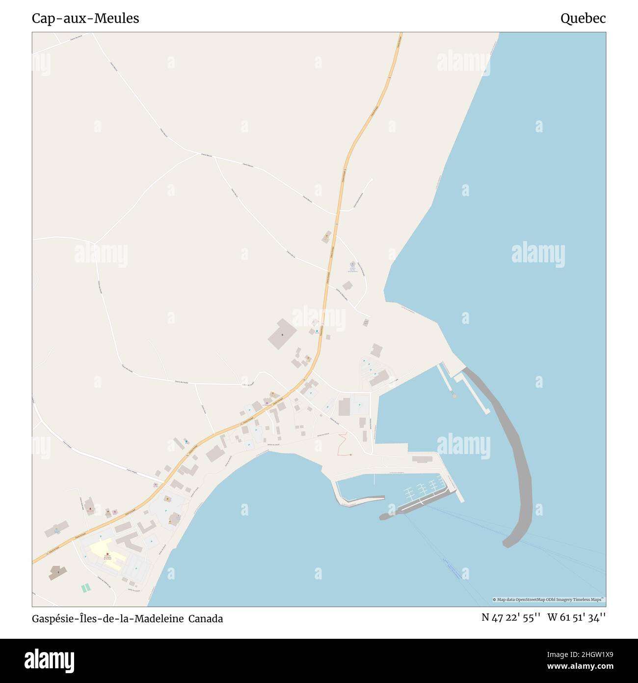 Cap-aux-Meules, Gaspésie-Îles-de-la-Madeleine, Canada, Quebec, N 47 22 ...