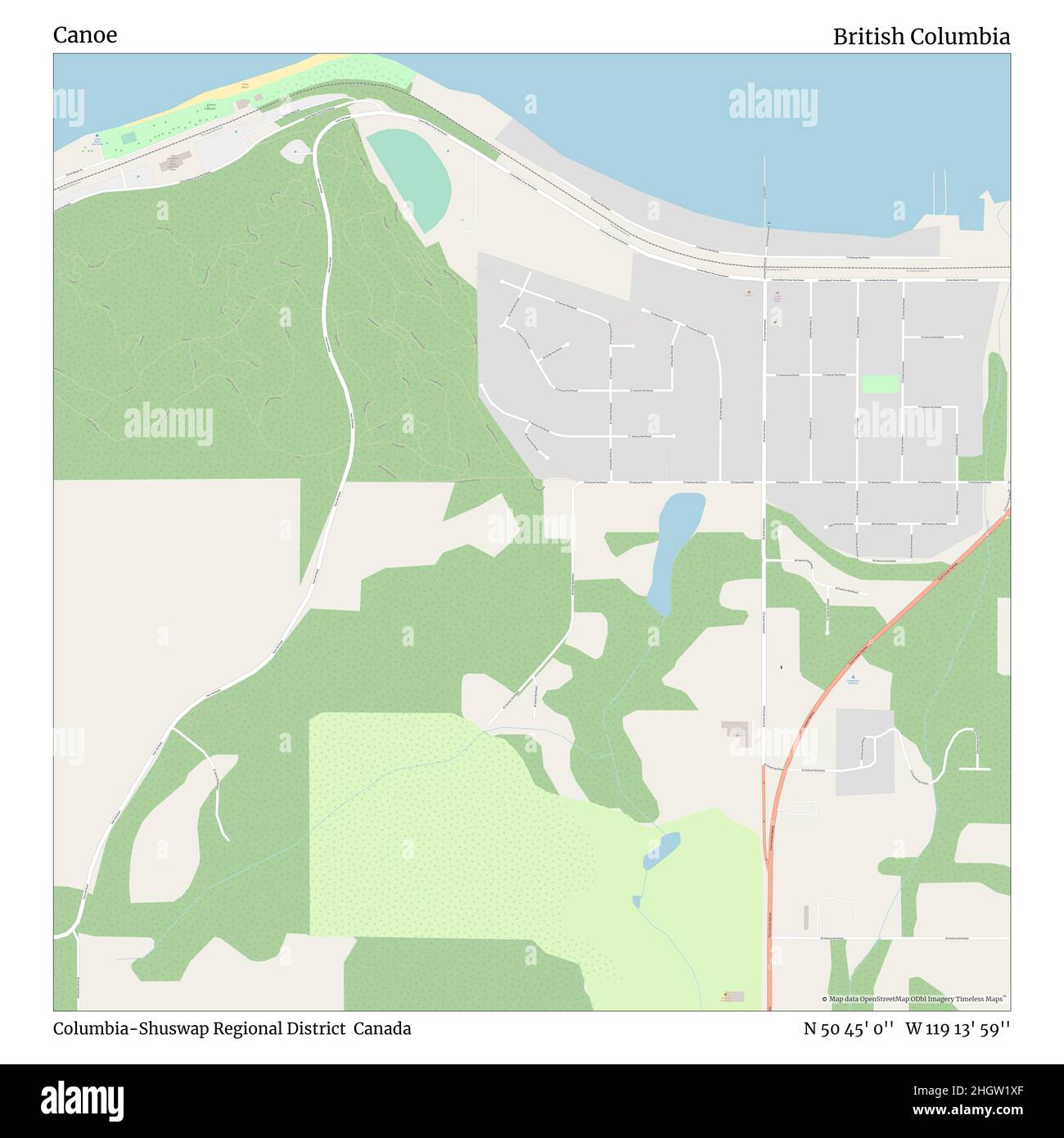 The columbia shuswap Cut Out Stock Images & Pictures - Alamy