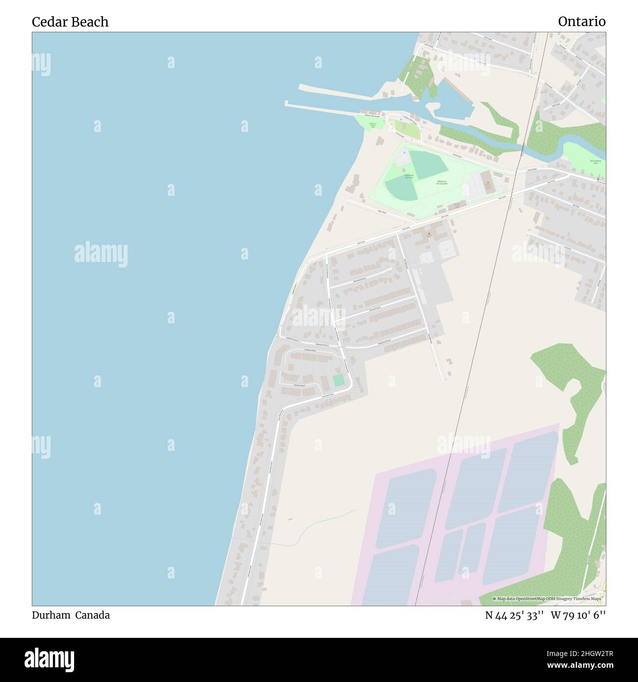 Map of durham ontario hi-res stock photography and images - Alamy