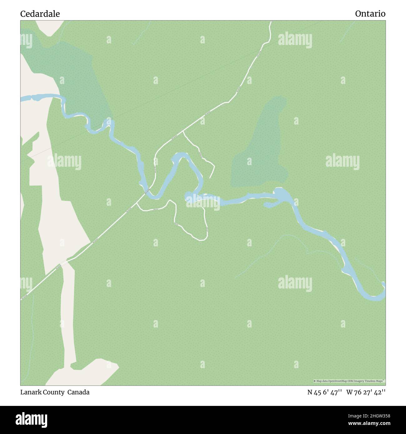 Lanark map hi-res stock photography and images - Alamy