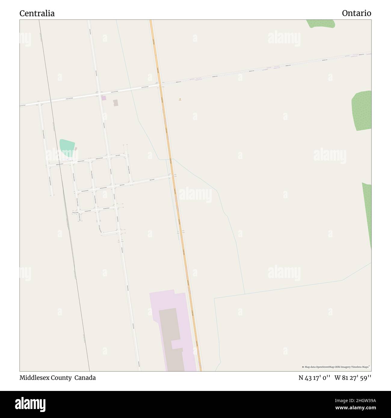 Centralia map hi-res stock photography and images - Alamy