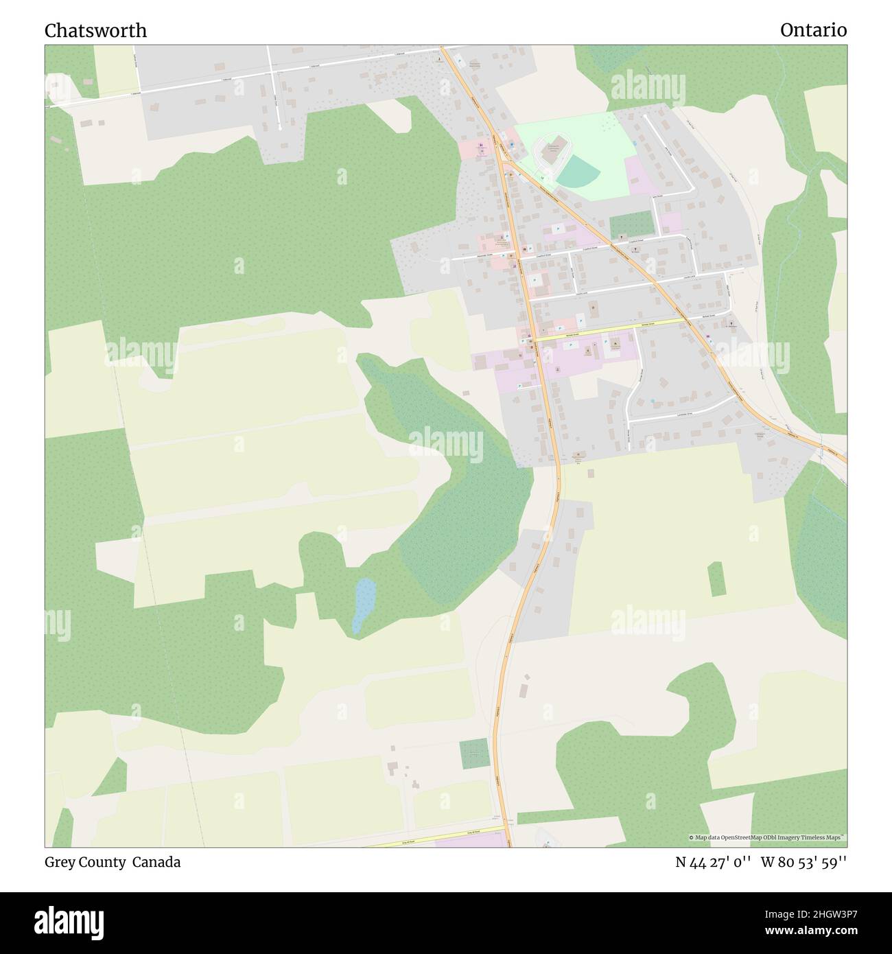 Map of chatsworth hi-res stock photography and images - Alamy