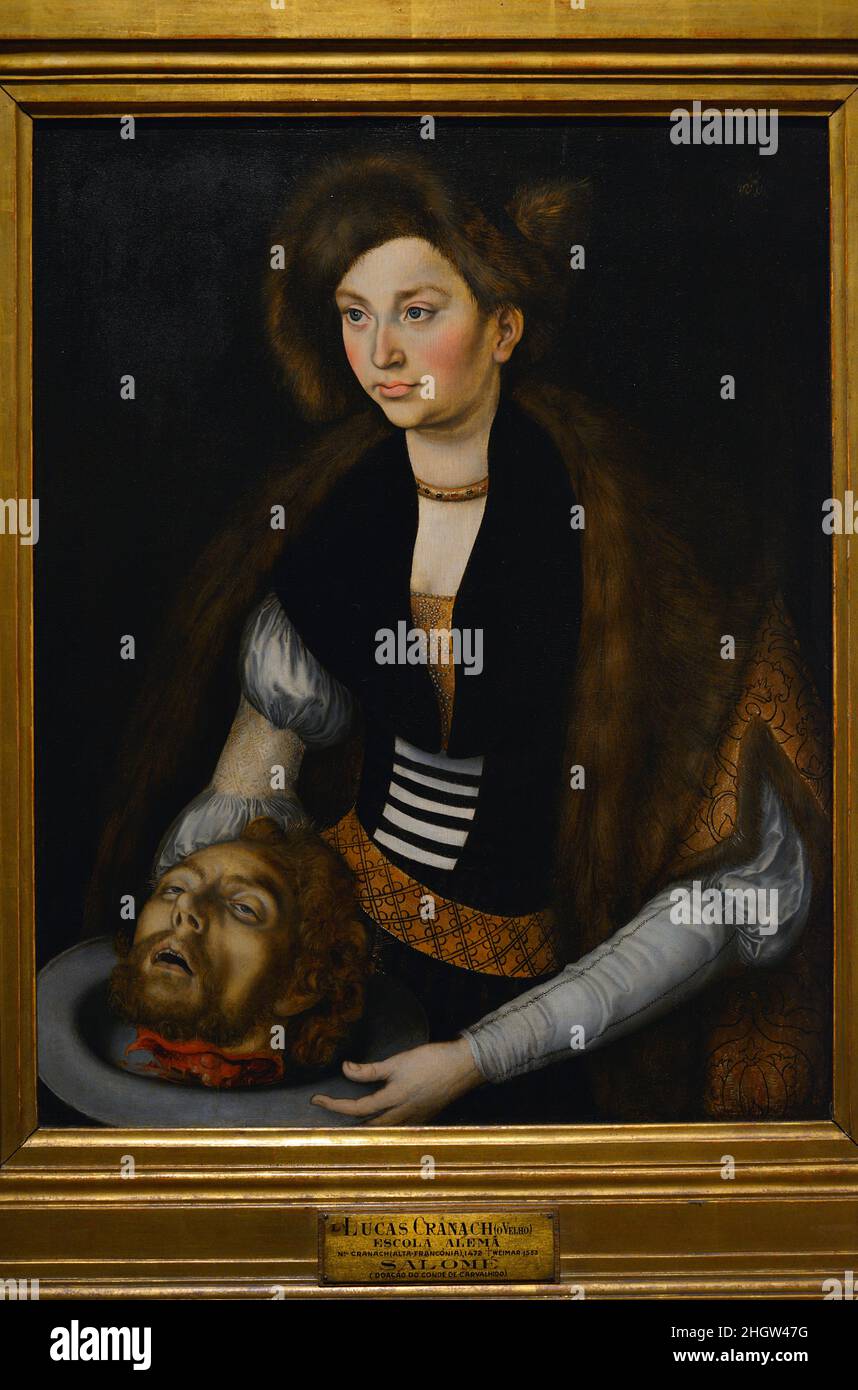 Lucas Cranach the Elder (1472-1553). German painter. Salome, 1510-1515 ...