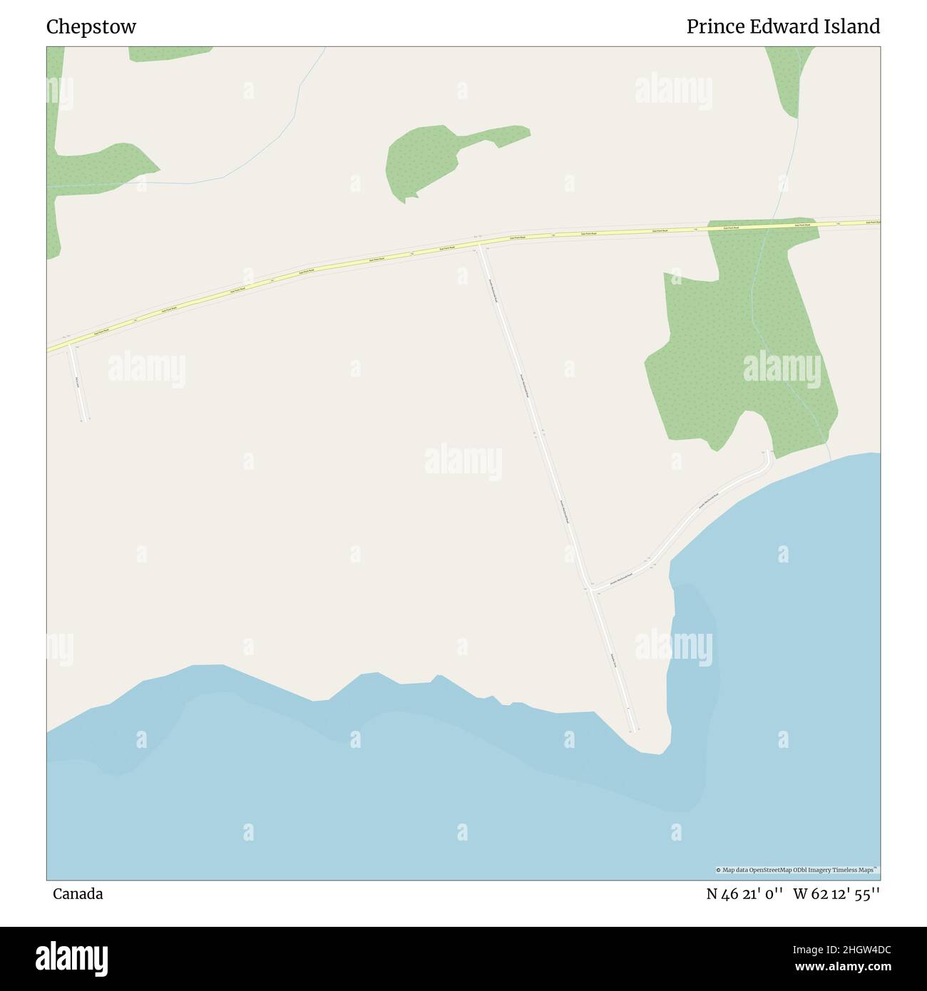 Chepstow, Canada, Prince Edward Island, N 46 21' 0'', W 62 12' 55 ...