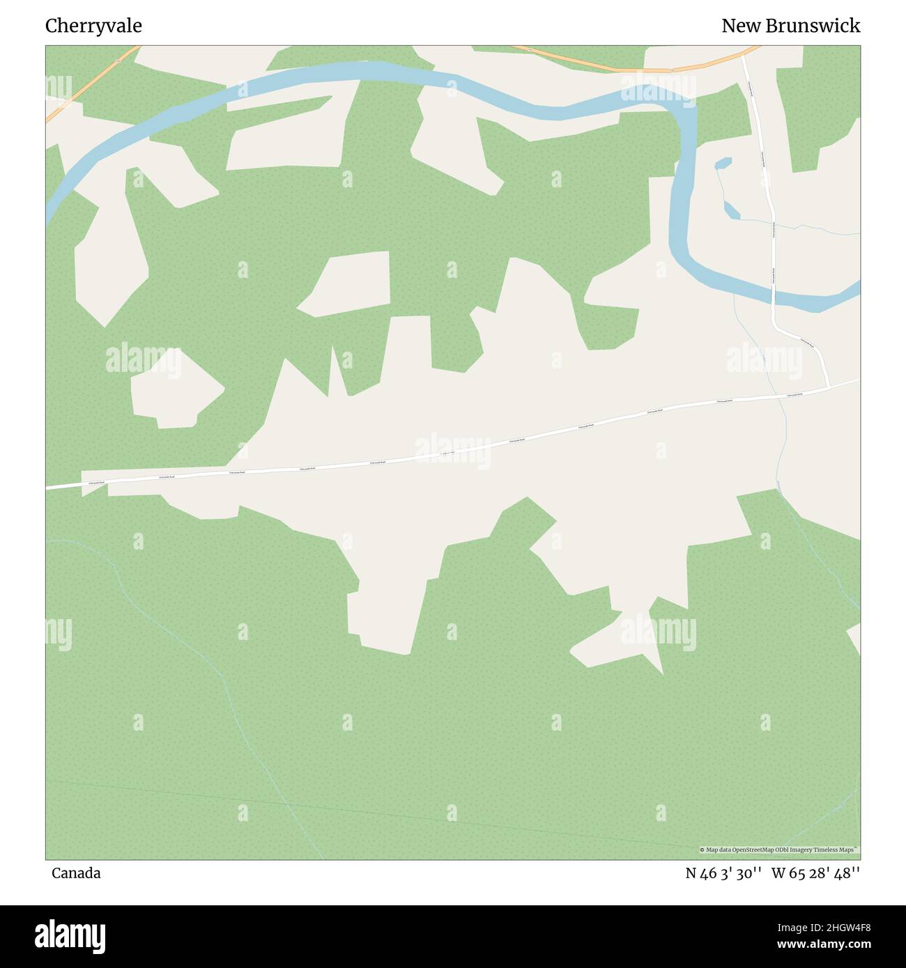 Map of cherryvale Cut Out Stock Images & Pictures - Alamy