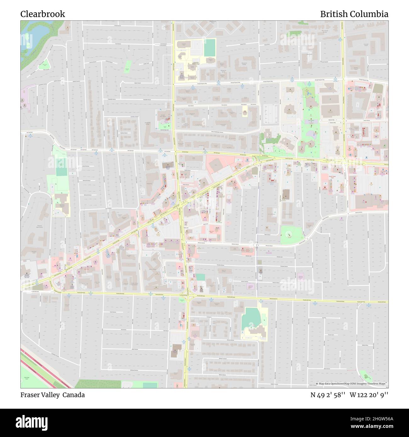 Clearbrook map hi-res stock photography and images - Alamy