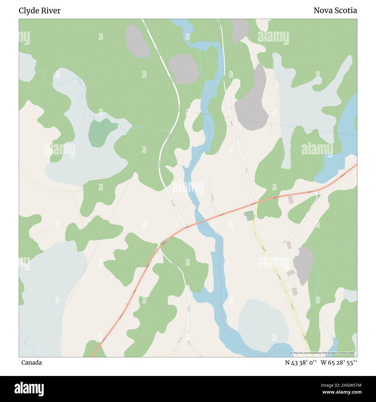 Clyde map hi-res stock photography and images - Alamy