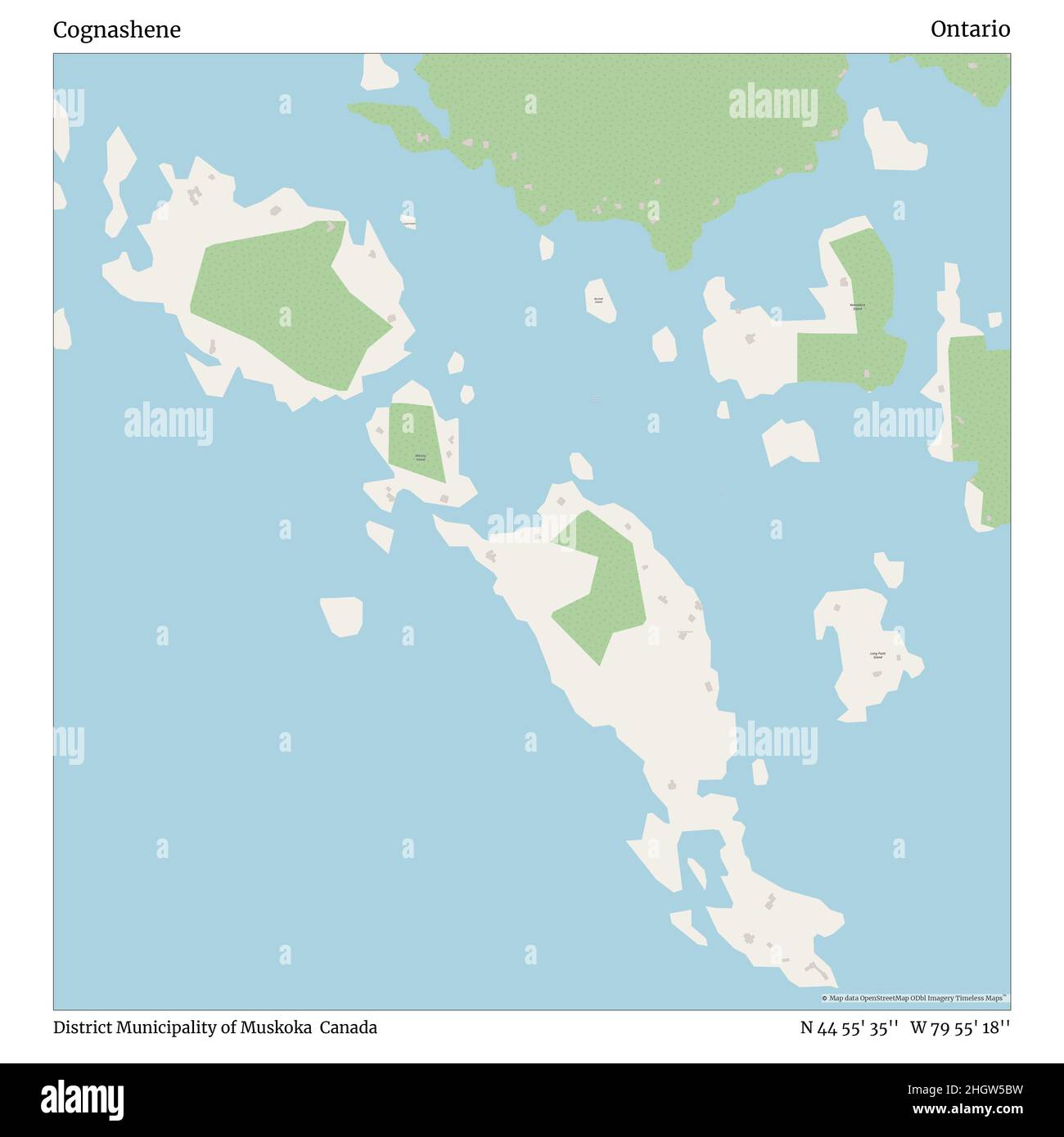Map of muskoka hi-res stock photography and images - Alamy