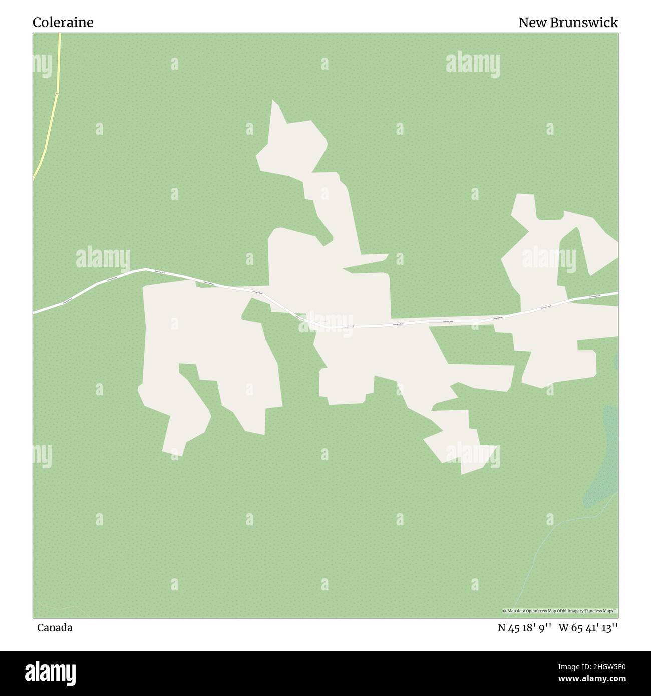 Map of coleraine hi-res stock photography and images - Alamy