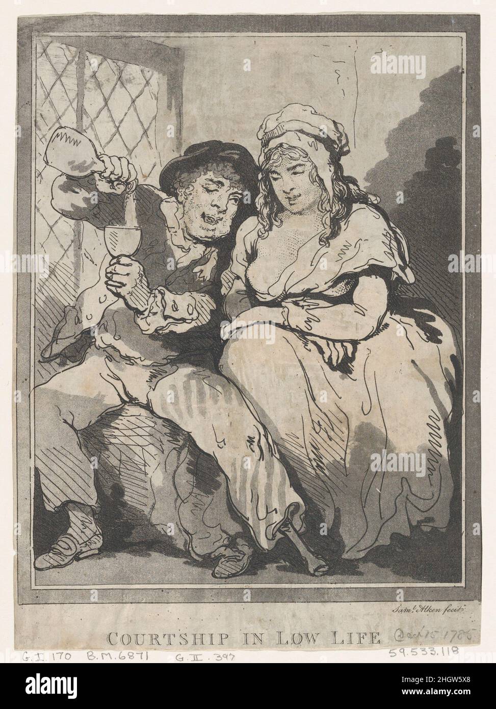 Courtship in Low Life December 15, 1785 Samuel Alken. Courtship in Low ...
