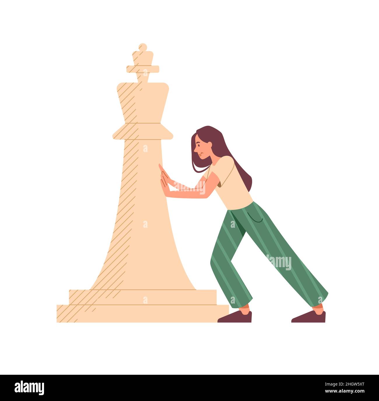 Characters with chess Stock Vector Image & Art - Alamy