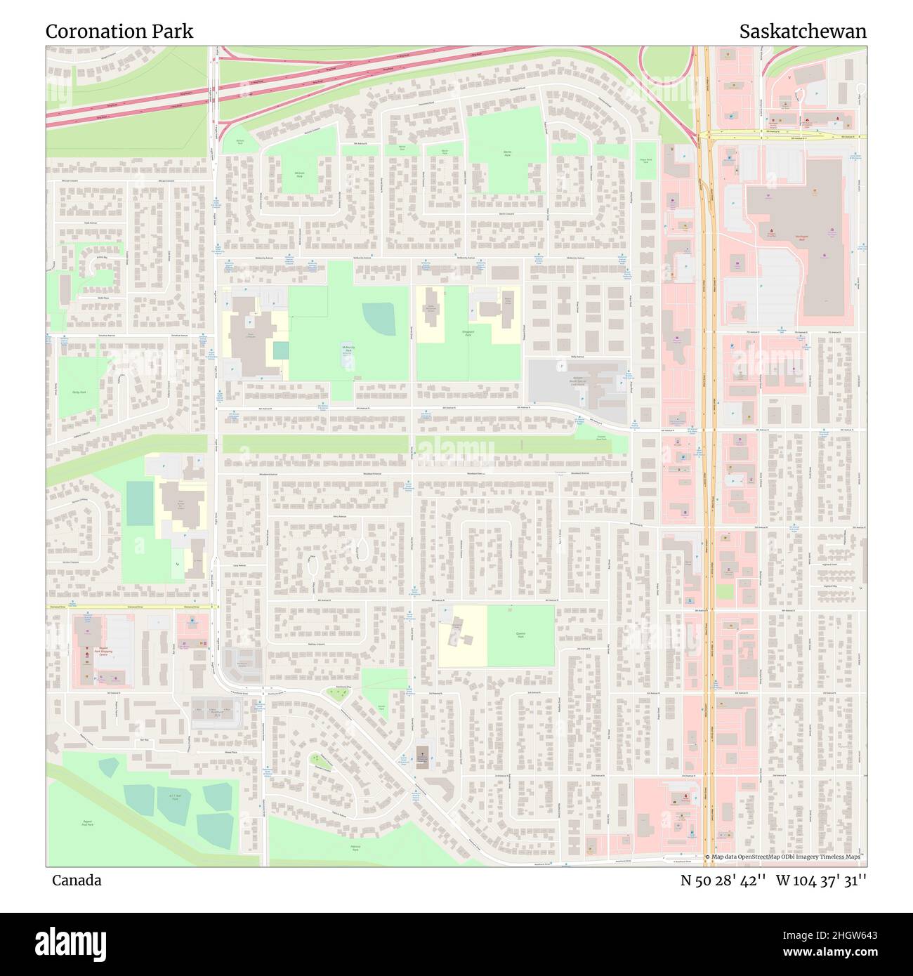 Map of coronation Cut Out Stock Images & Pictures - Alamy
