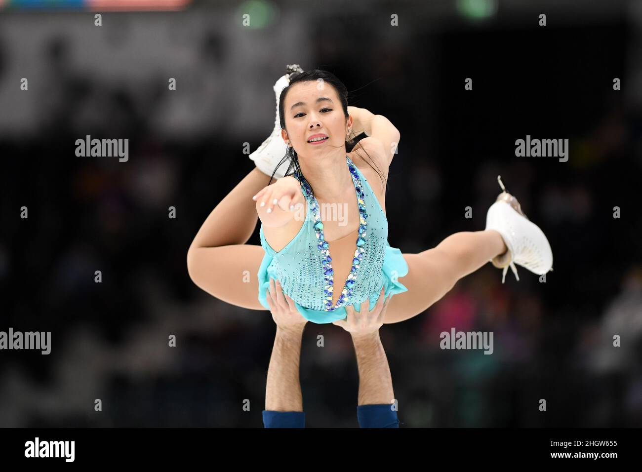 Lori-Ann MATTE & Thierry FERLAND (CAN), during Pairs Free Skating, at ...