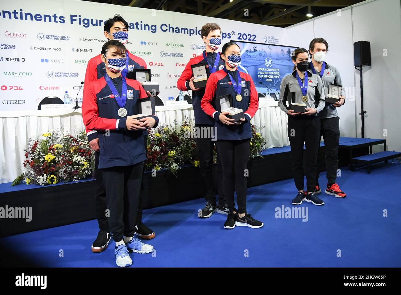 Audrey LU & Misha MITROFANOV (USA), first place, Emily CHAN & Spencer ...