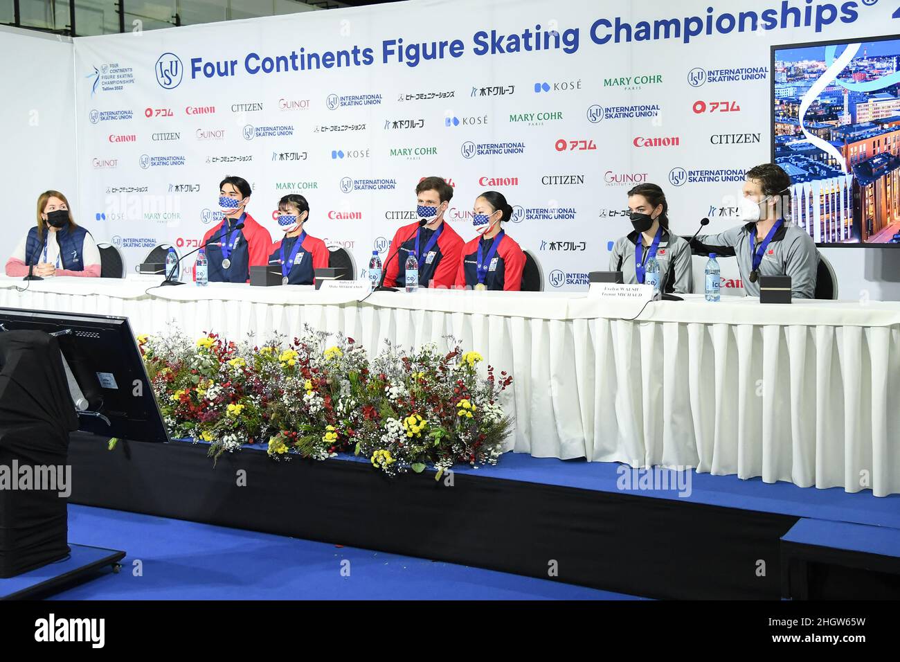 Audrey LU & Misha MITROFANOV (USA), first place, Emily CHAN & Spencer ...