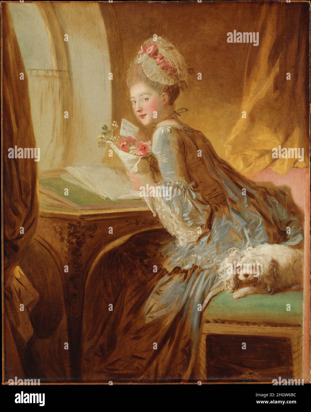 The Love Letter early 1770s Jean Honoré Fragonard French Finish is a ...