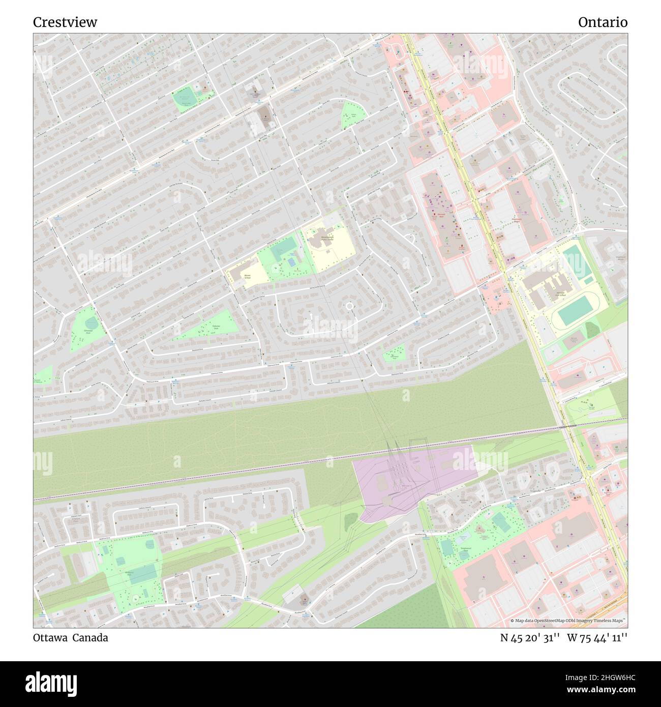 Map of crestview hi-res stock photography and images - Alamy