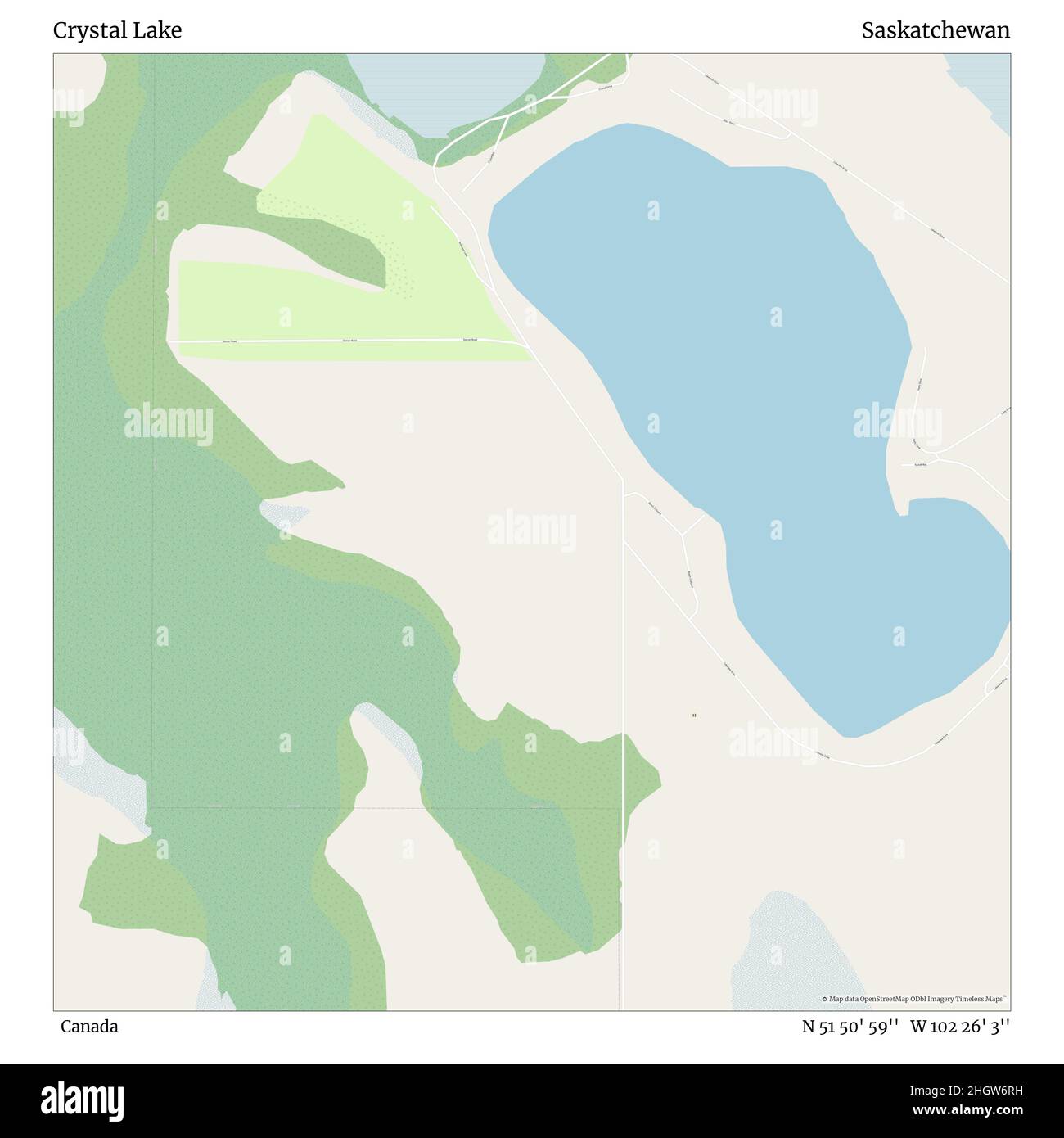 Map of lake crystal Cut Out Stock Images & Pictures - Alamy