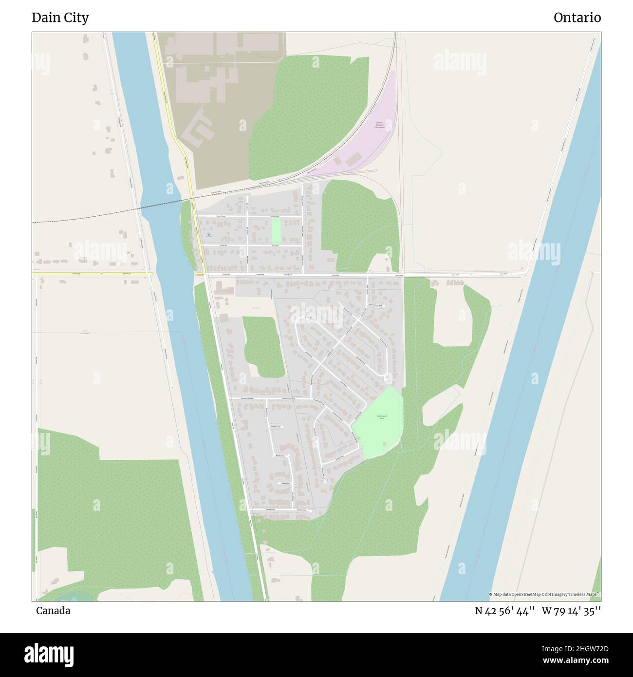 Map of david city hi-res stock photography and images - Alamy