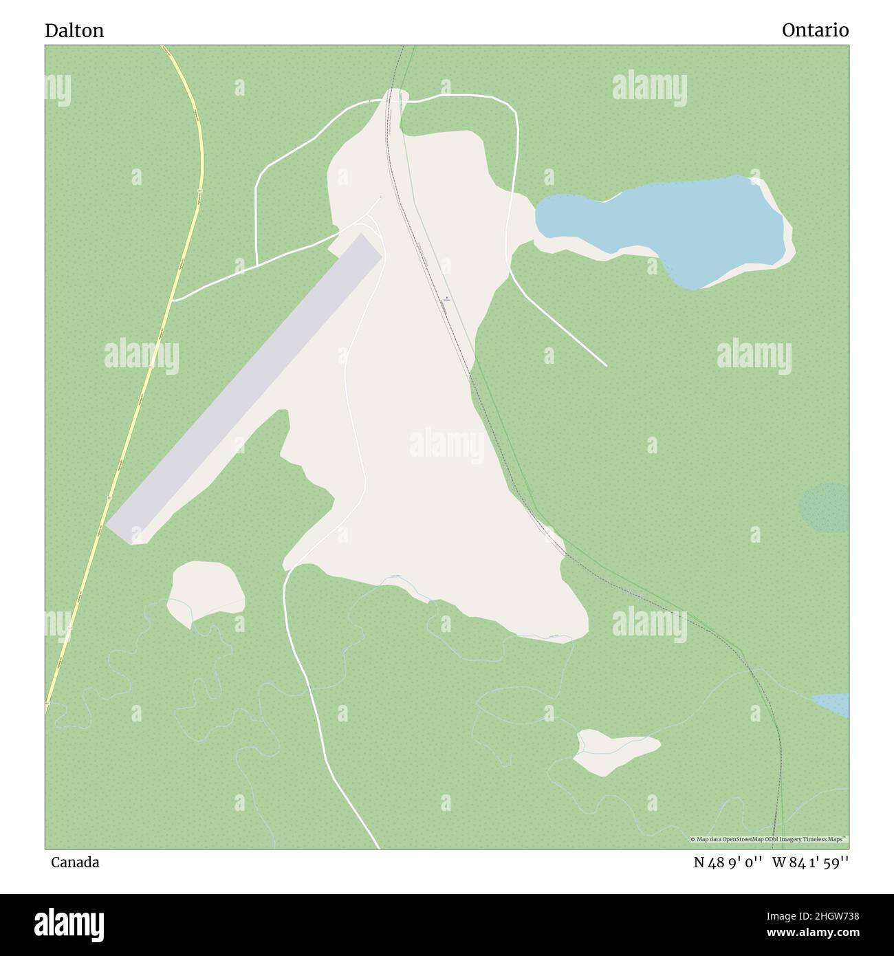 Map of dalton hi-res stock photography and images - Alamy
