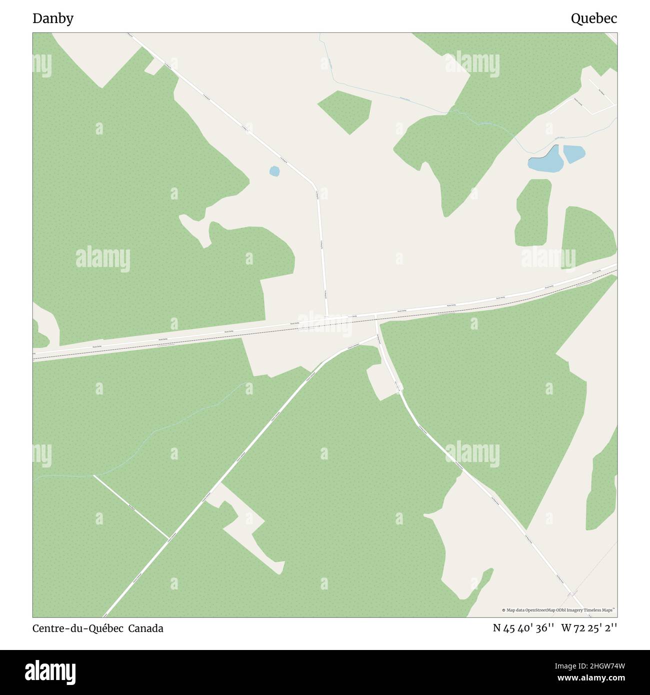 Danby, Centre-du-Québec, Canada, Quebec, N 45 40' 36'', W 72 25' 2 ...