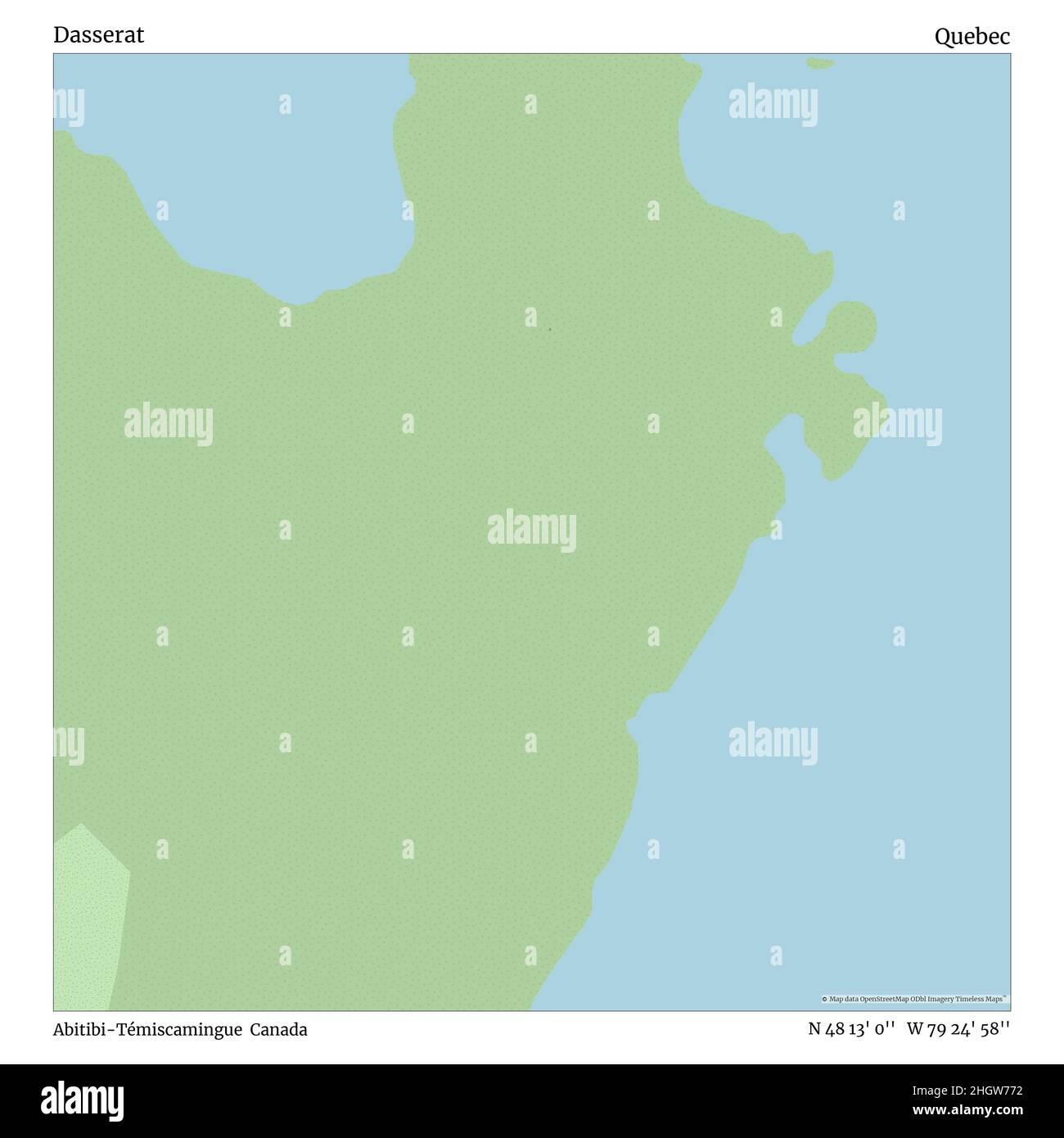 Map of temiscamingue and abitibi hi-res stock photography and images ...