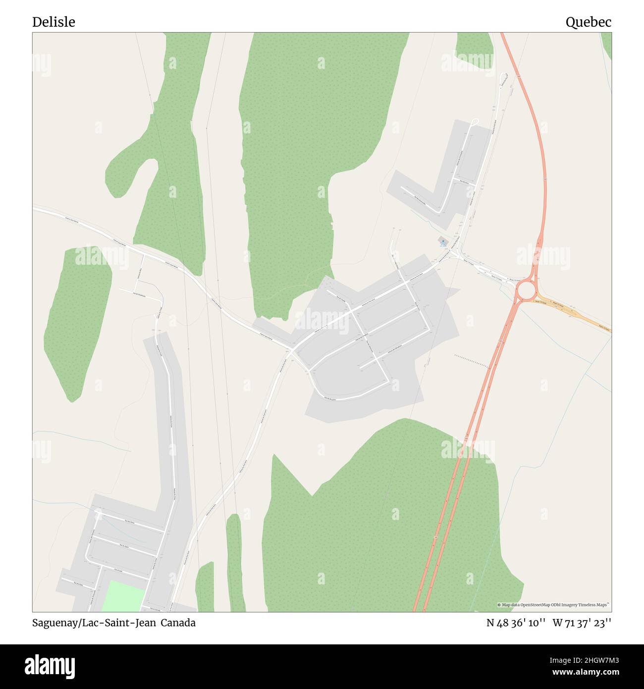 Map of delisle quebec hi-res stock photography and images - Alamy