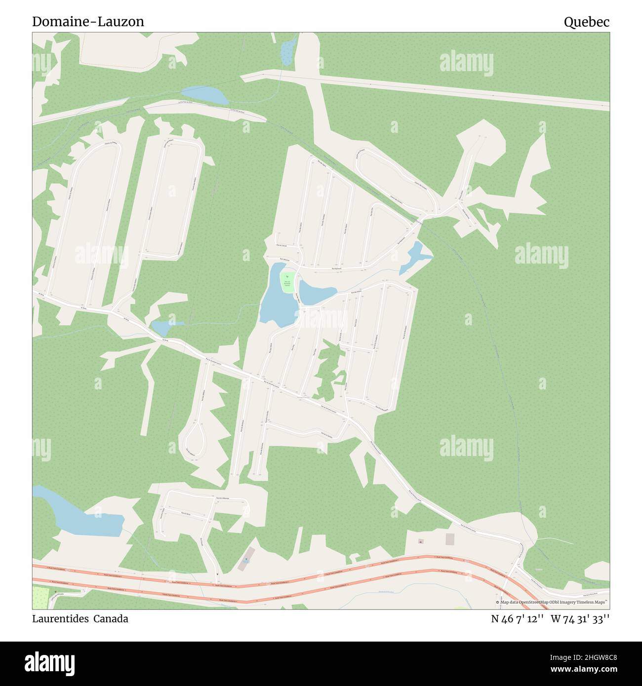 Domaine-Lauzon, Laurentides, Canada, Quebec, N 46 7' 12'', W 74 31' 33 ...