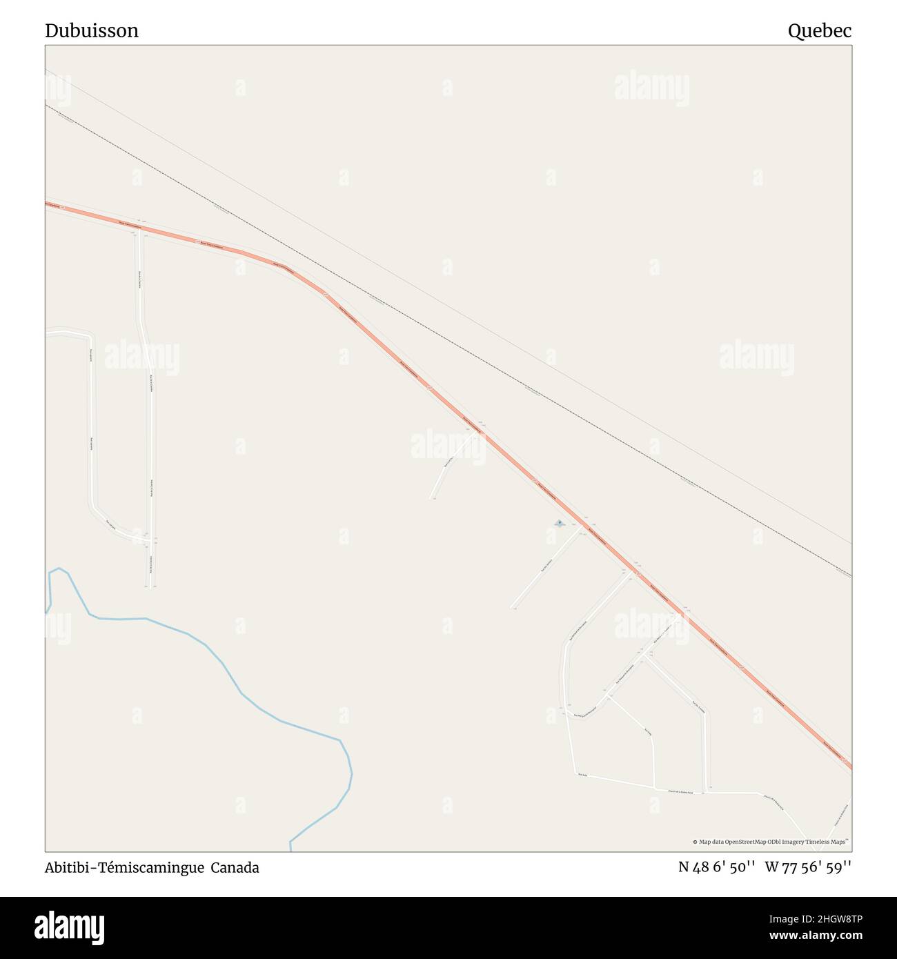 Map of temiscamingue and abitibi hi-res stock photography and images ...