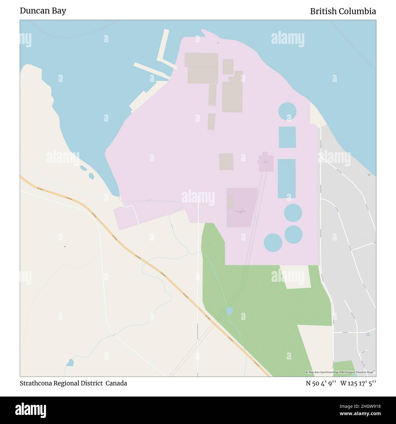 Map of duncan hi-res stock photography and images - Alamy