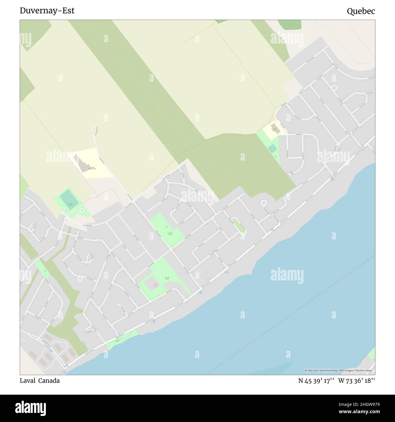 Map of laval quebec hi-res stock photography and images - Alamy