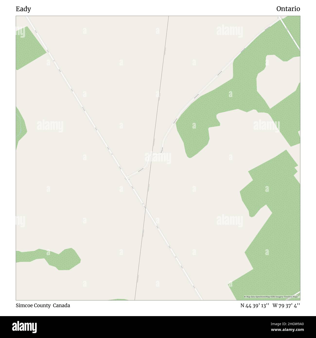 Map of simcoe ontario hi-res stock photography and images - Alamy