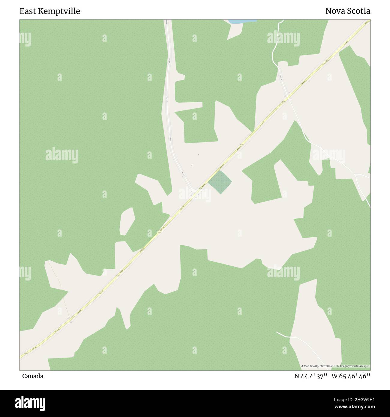 Kemptville map hi-res stock photography and images - Alamy