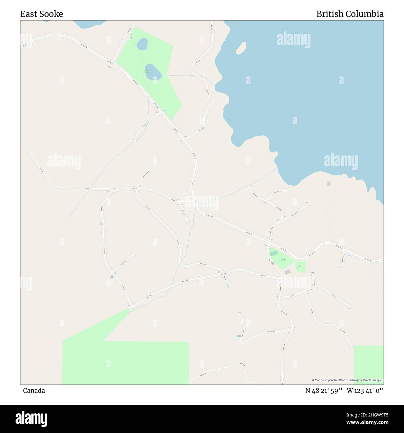 Map of sooke hi-res stock photography and images - Alamy