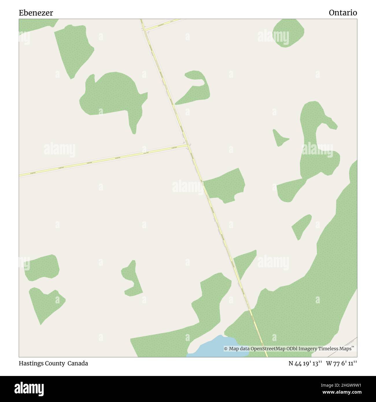 Ebenezer, Hastings County, Canada, Ontario, N 44 19' 13'', W 77 6' 11 ...